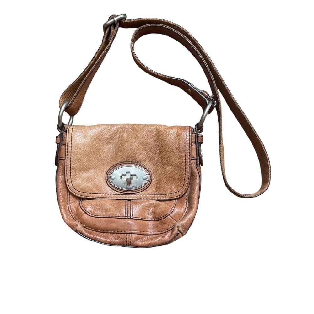 Fossil Long Live Vintage 1954 Cognac Soft Leather Sma… - Gem